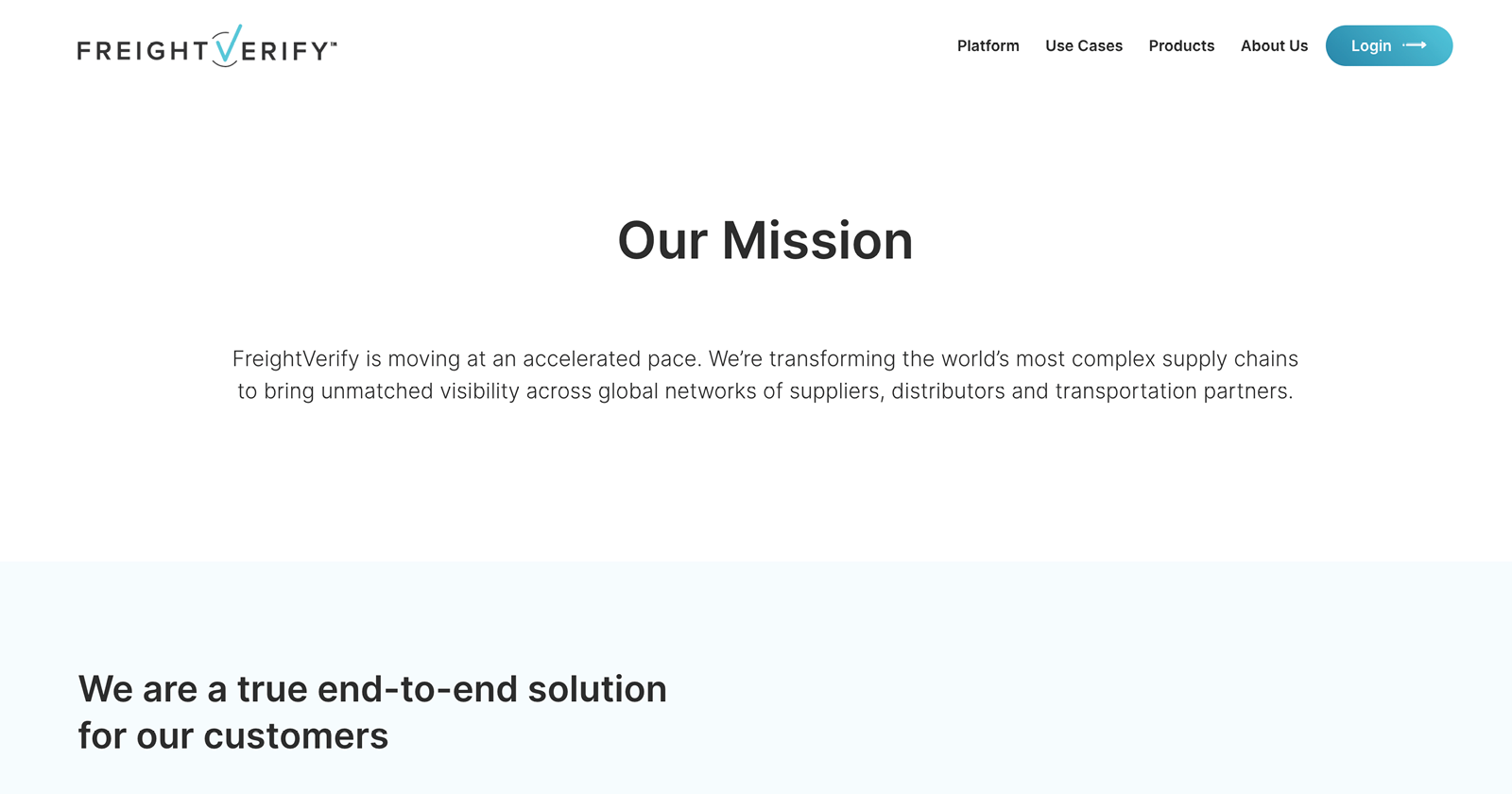 Transform and digitize the world's most complex supply chains by innovating and brinigng ...